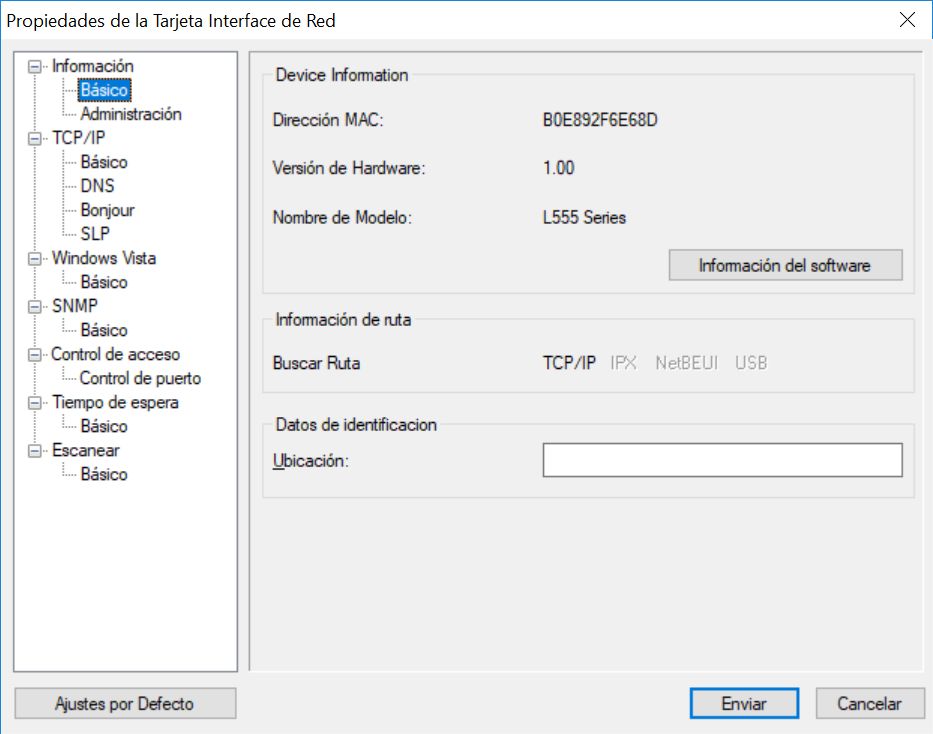 Configurar IP Estático en Impresora EPSON L555 - Software ERP Nicaragua